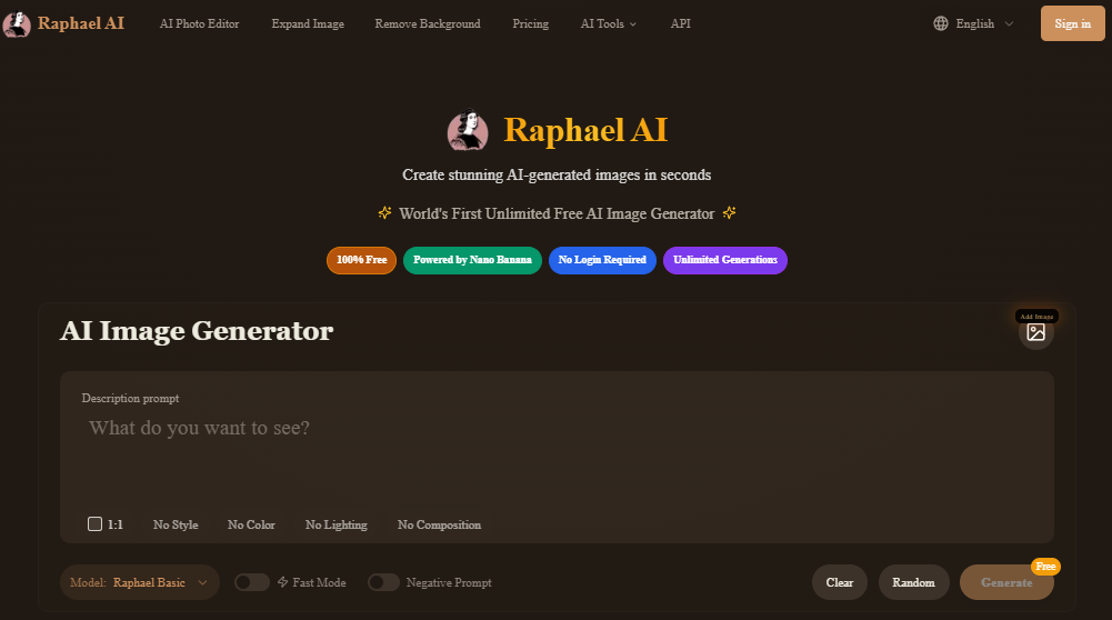 Raphael AI: Free AI Image Generator